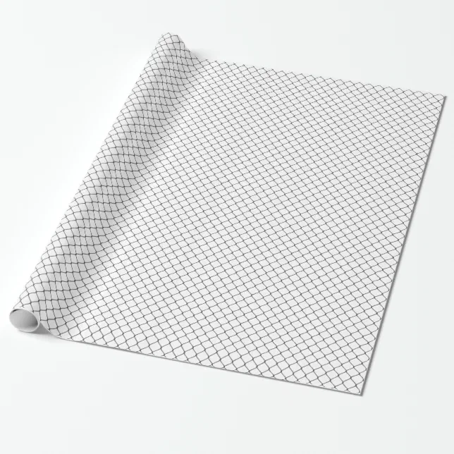 Chain Link Fence Wrapping Paper | Zazzle
