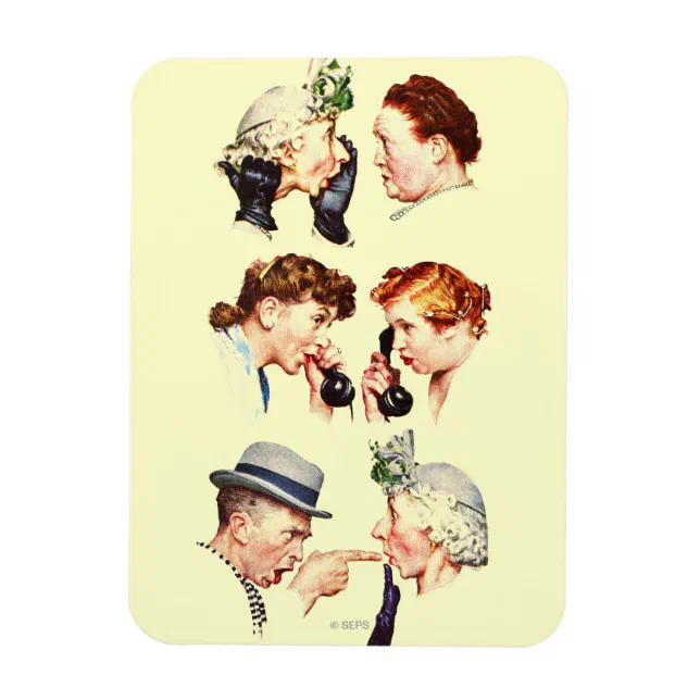 Chain of Gossip Magnet | Zazzle