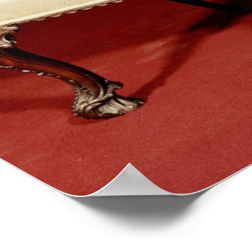 Chair, Chippendale 'Director' design, c.1760 Poster | Zazzle