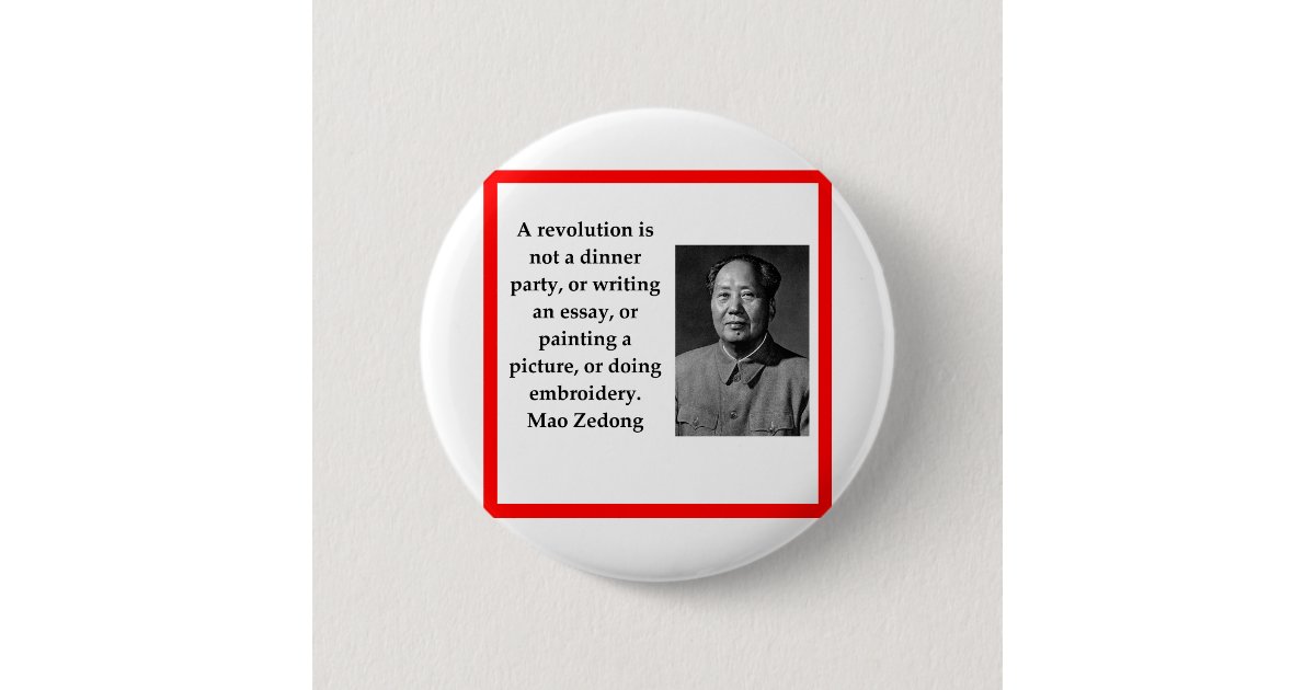 Chairman Mao Button | Zazzle