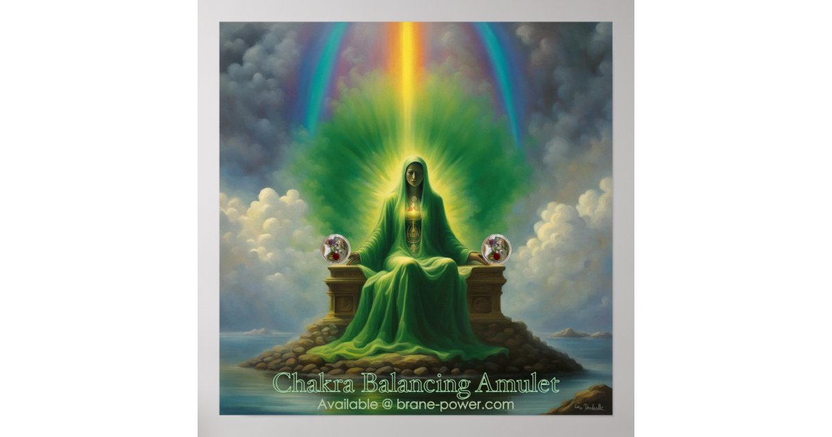 Chakra Balancing Amulet Poster | Zazzle