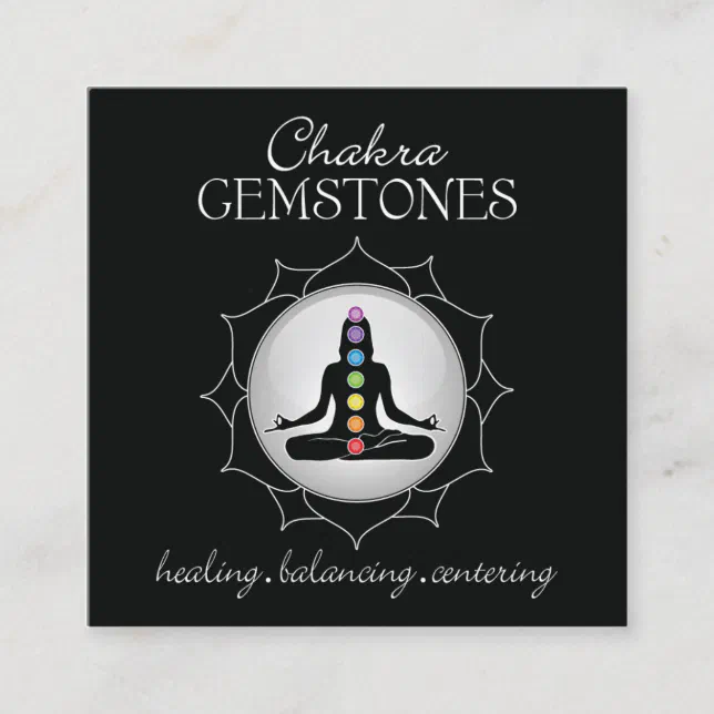 Chakra Gemstone Wallet Card | Zazzle