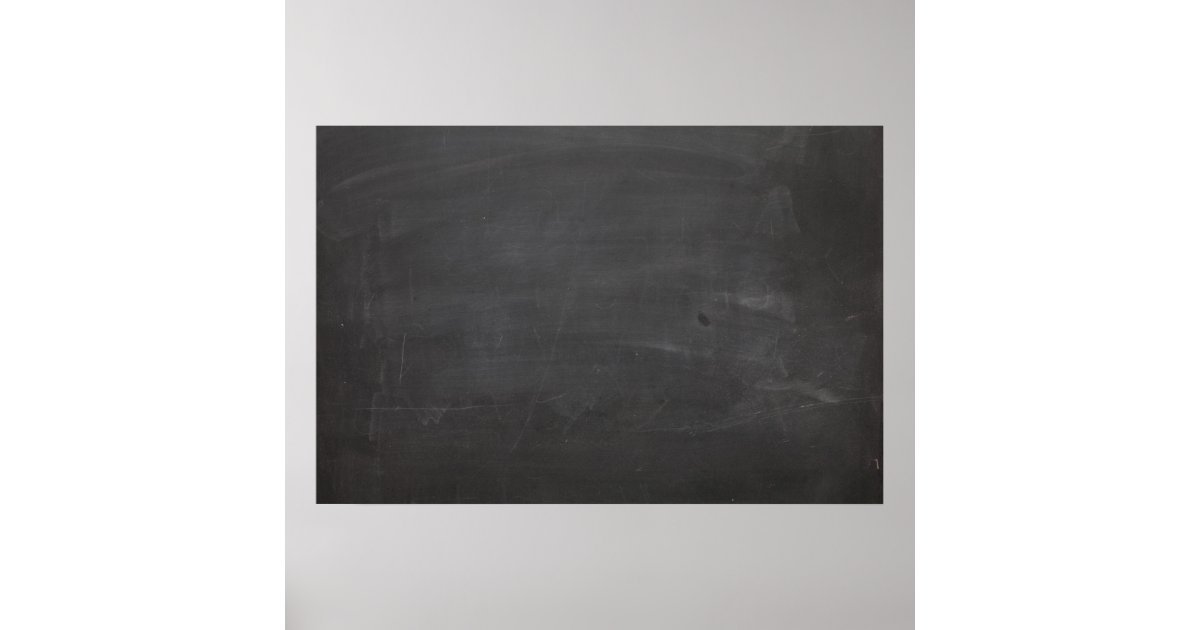 Chalk Board Poster | Zazzle