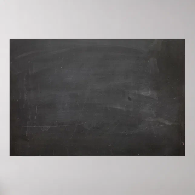 Chalk Board Poster | Zazzle