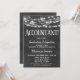 Chalkboard Accountant Graduation Party Invitation | Zazzle