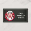 Chalkboard Barbecue Business Card | Zazzle