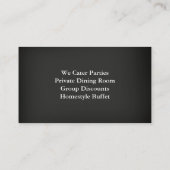 Chalkboard Barbecue Business Card | Zazzle