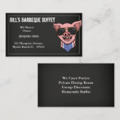 Chalkboard Barbecue Business Card | Zazzle