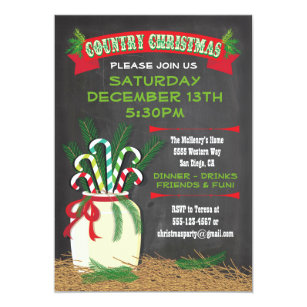 Western Christmas Invitations | Zazzle