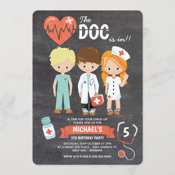 Hospital Invitations | Zazzle