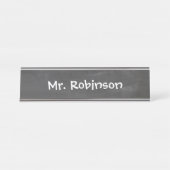 "Chalkboard Look" Name Plate | Zazzle