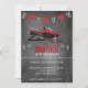 Chalkboard Snowmobile Birthday Invitation | Zazzle