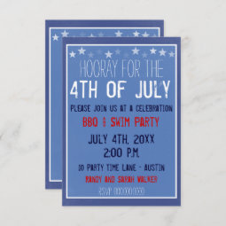 Chalkboard Star Invitation | Zazzle