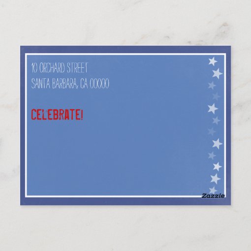 Chalkboard Star Postcard | Zazzle