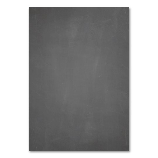 Chalkboard Template Background Customizable Table Number | Zazzle.com