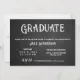 Chalkboard Vintage Open House Graduation Invitation | Zazzle