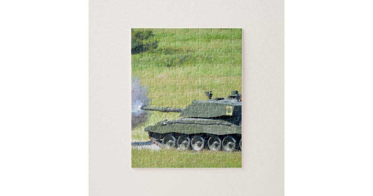 Challenger Tank Jigsaw Puzzle | Zazzle