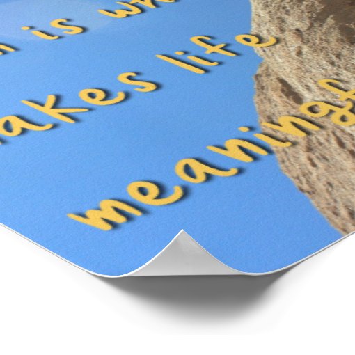 Challenges are what make life interesting - poster | Zazzle