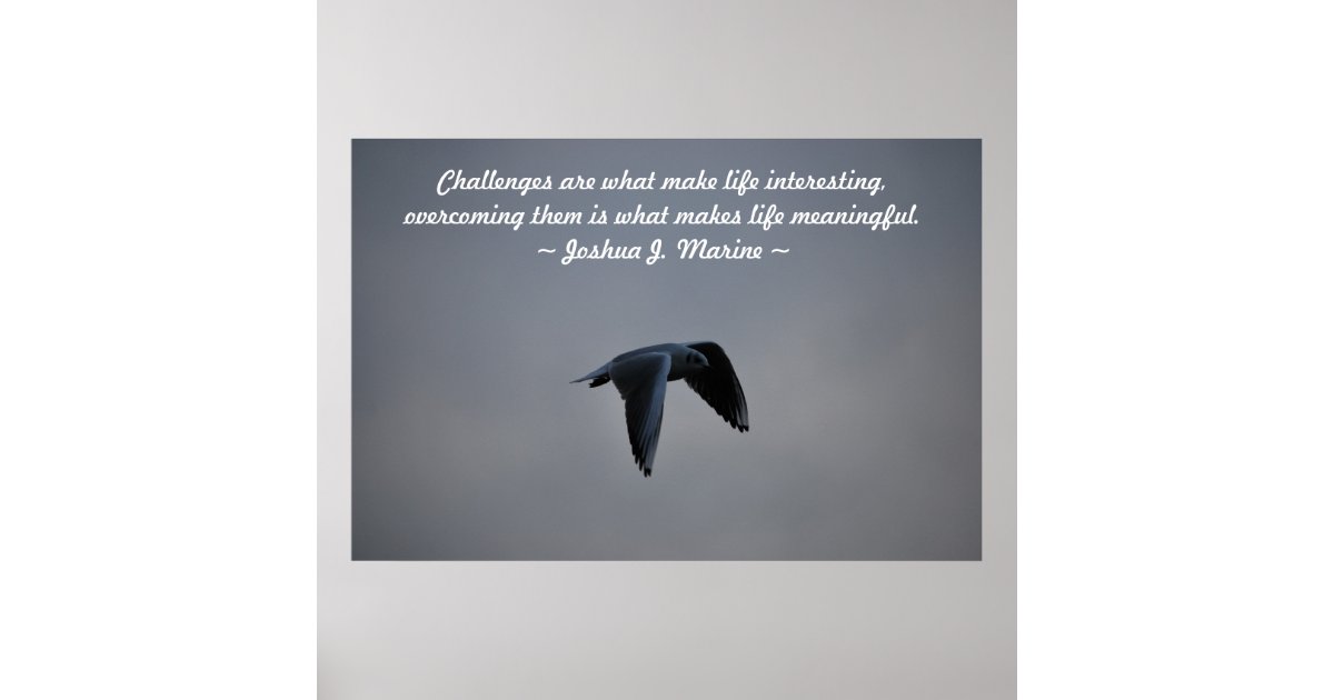 Challenges Poster | Zazzle