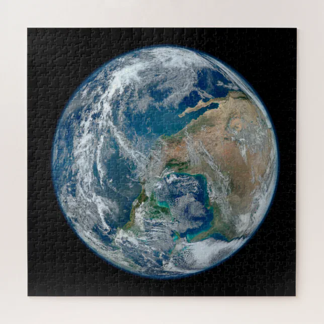 Challenging Space Photo Compilation Earth Jigsaw Puzzle | Zazzle