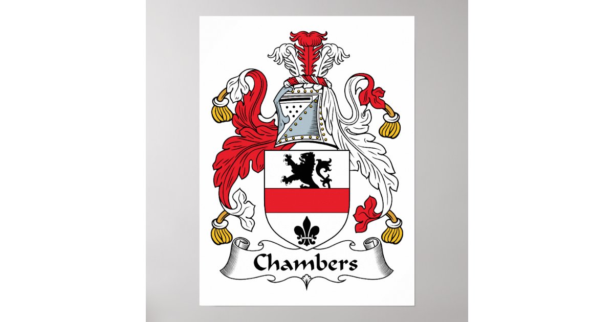 Chambers Family Crest Poster | Zazzle