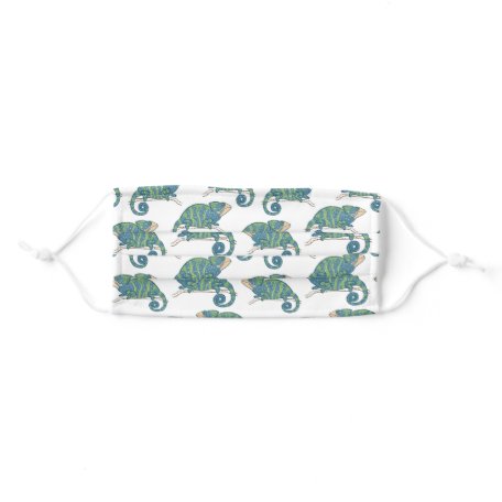 Chameleon Pattern Fabric | Zazzle