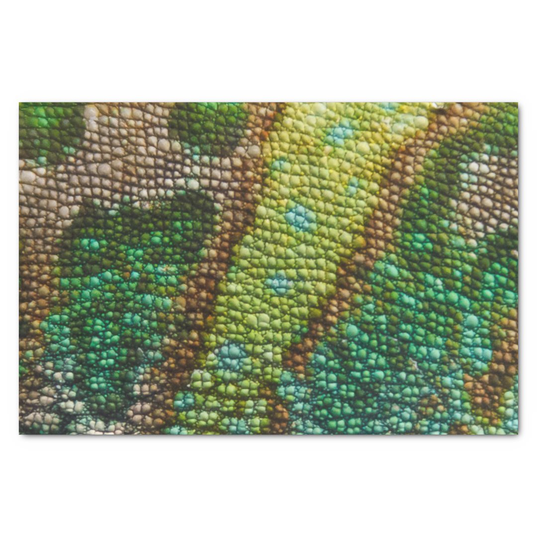 Chameleon Skin Texture Template Tissue Paper | Zazzle