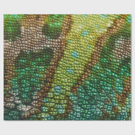 Chameleon Skin Texture Template Wrapping Paper | Zazzle