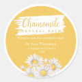 Chamomile Natural Balm Label | Zazzle