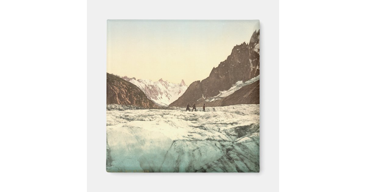 Chamonix Valley - Mer de Glace Magnet | Zazzle