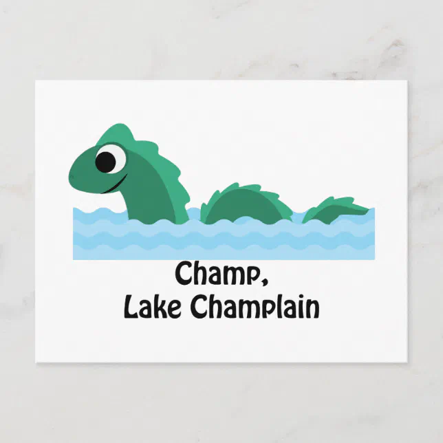 Champ, Lake Champlain Postcard | Zazzle