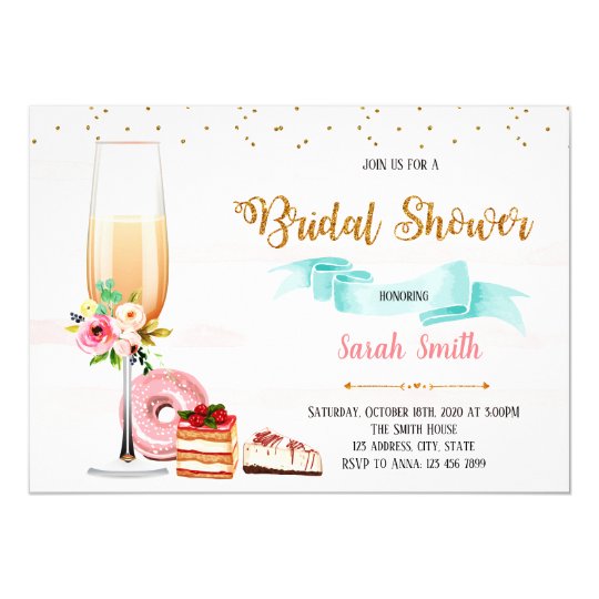 Champagne and Dessert party invitation | Zazzle.com
