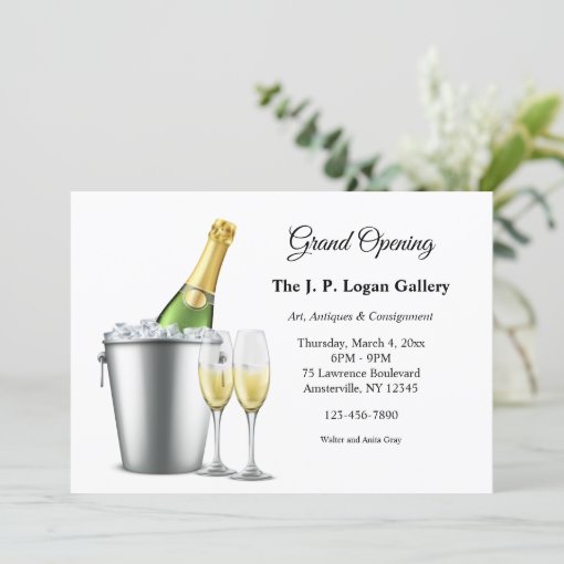 Champagne Celebration Invitation | Zazzle