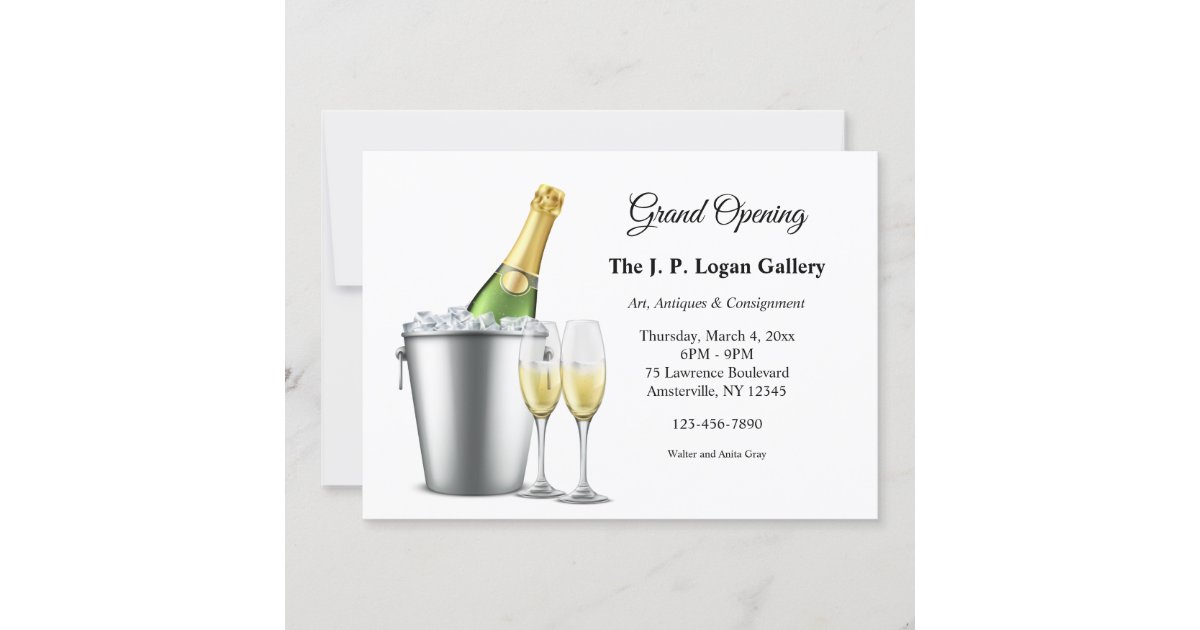 Champagne Celebration Invitation | Zazzle