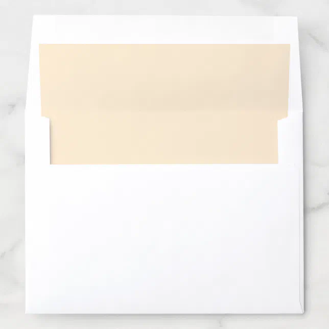 Champagne-colored Envelope Liner | Zazzle