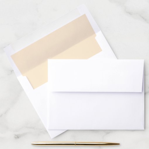 Champagne-colored Envelope Liner | Zazzle