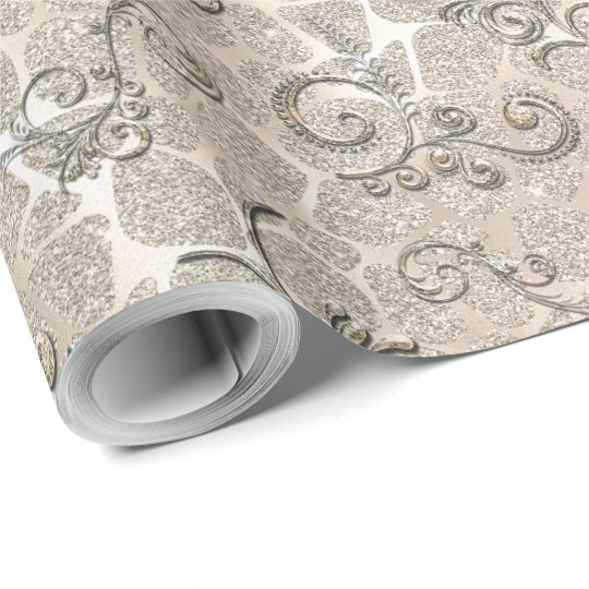 Champagne Flourishes Wrapping Paper | Zazzle.com