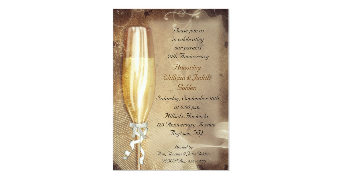 Champagne Invitation | Zazzle.com