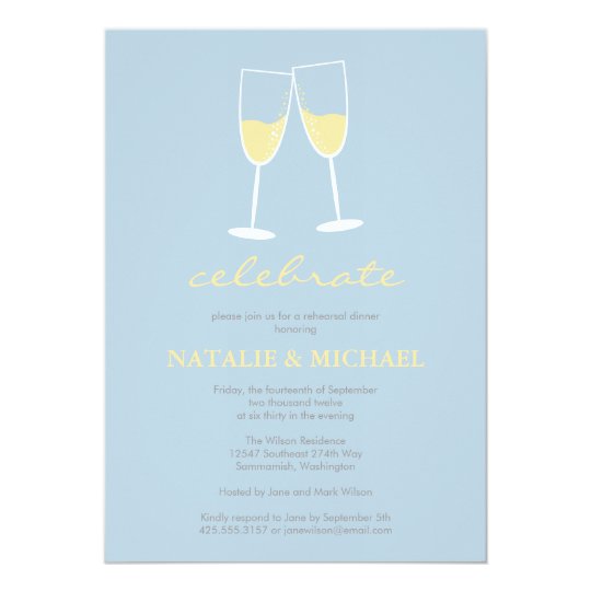 Champagne Toast Invitation | Zazzle.com