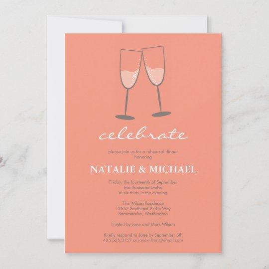Champagne Toast Invitation | Zazzle.com