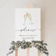 Champagne Toast Personalized Event Welcome Sign | Zazzle