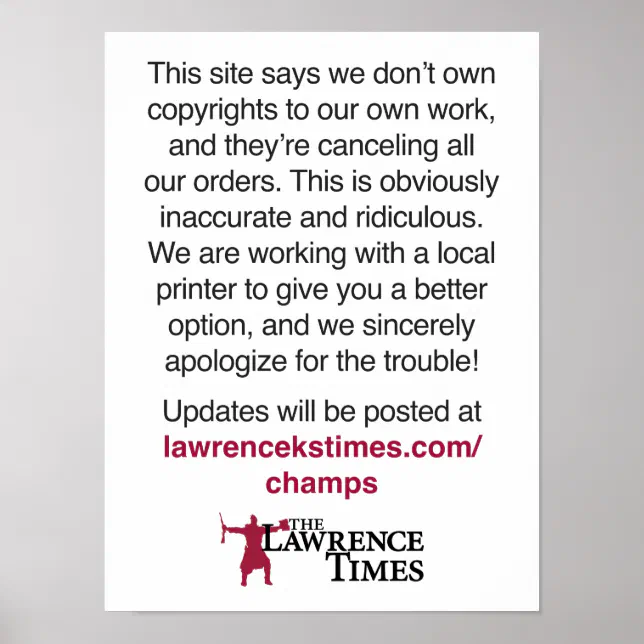 Champions indeed poster | Zazzle