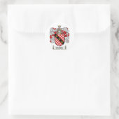 CHANDLER FAMILY CREST - CHANDLER COAT OF ARMS CLASSIC ROUND STICKER ...