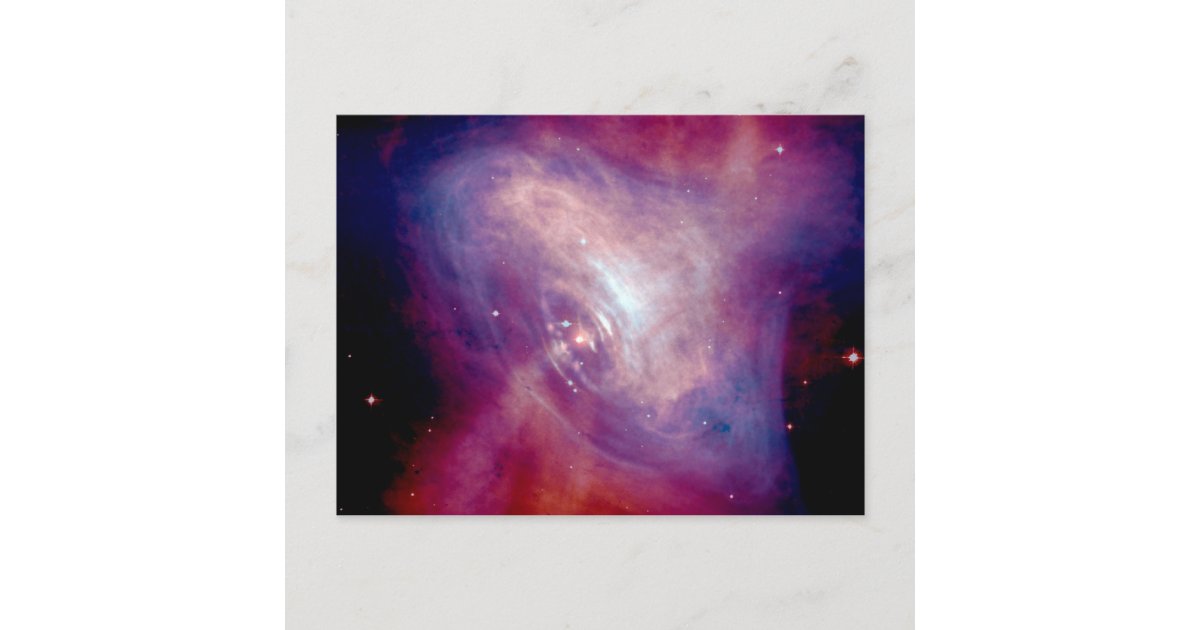 Chandra Crab Nebula NASA Space Postcard | Zazzle