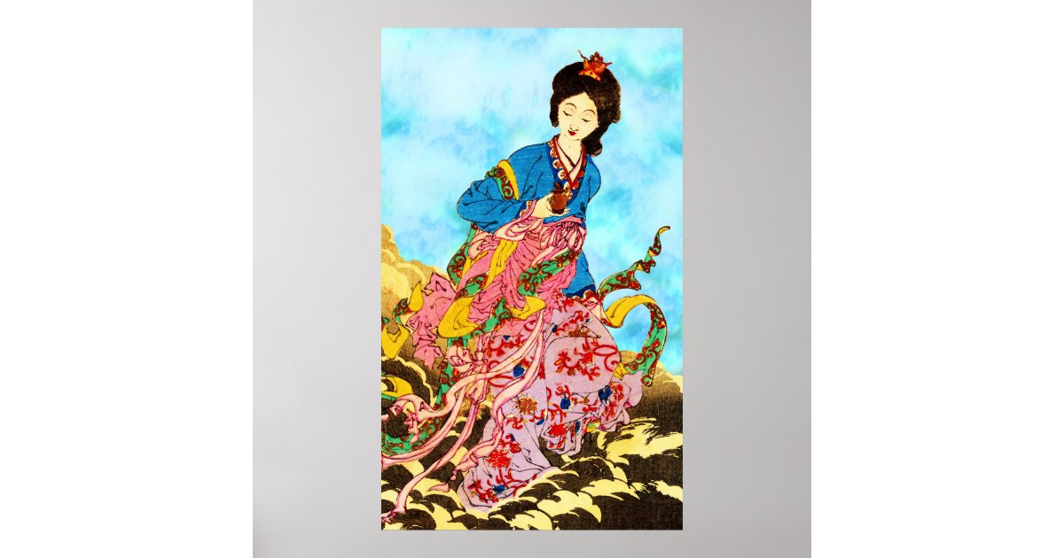 Chang'e, Goddess of the Moon Poster | Zazzle