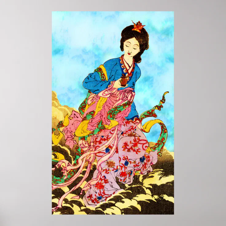 Chang'e, Goddess of the Moon Poster | Zazzle