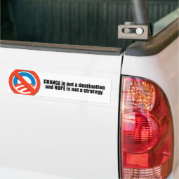Change is not a destination bumper sticker | Zazzle