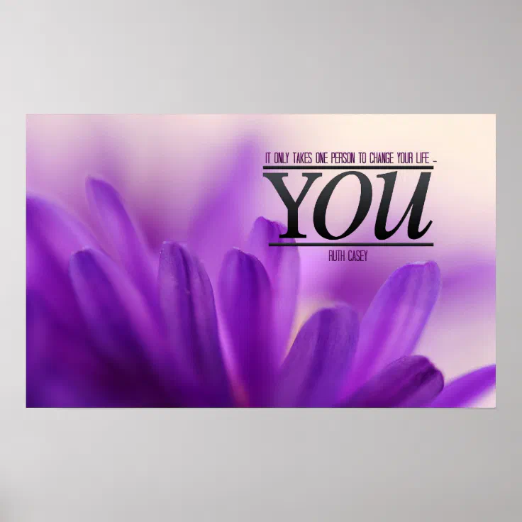 Change Life Motivational Poster Print | Zazzle