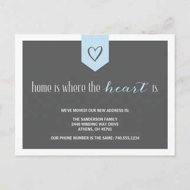 Change of Address Announcement | Zazzle