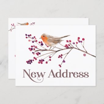 Change of Address New Address Announcement Postcard | Zazzle